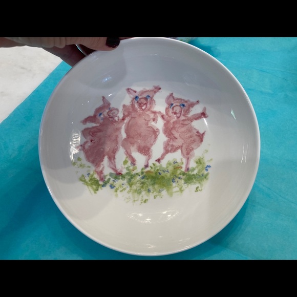 Tiffany & Co. | Other | Vintage Tiffany Co Dancing Pigs Dish Set | Poshmark